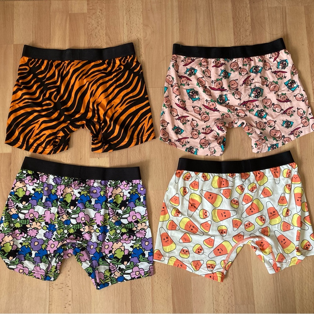 Bundle Of 4 Meundies Men’s Boxer Briefs Underwear, Nw… - Gem